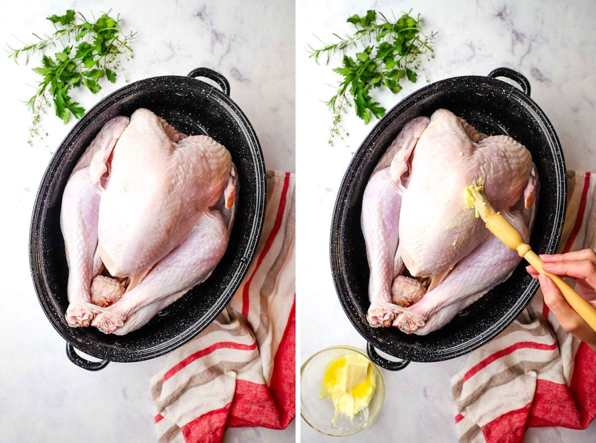 Dinde rôtie au four tendre et juteuse – Recette facile pour Noël ...